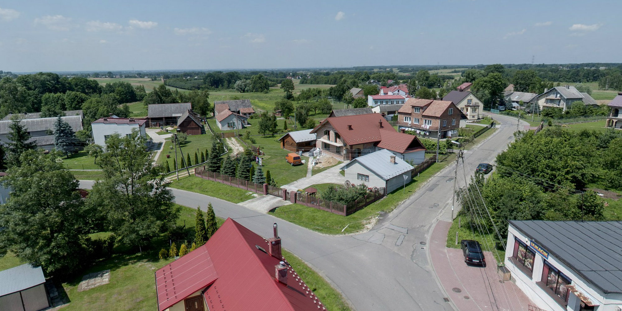 Kobierzyn, Centrum - gmina LISIA GÓRA | Prezentacja panoramiczna - wkraj.pl